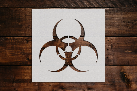 Biohazard Stencils (6"x6") - Walmart.com
