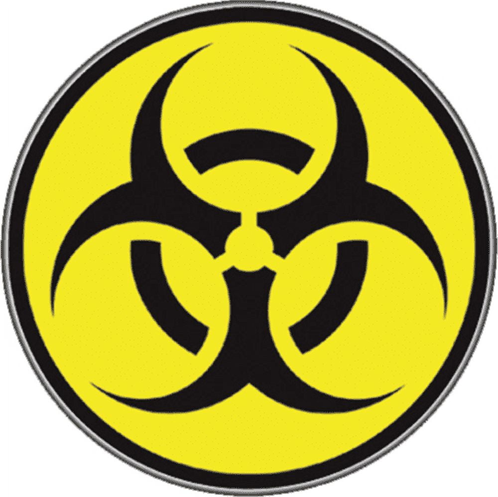 Biohazard - Sticker - 2 11/16" Round - Walmart.com
