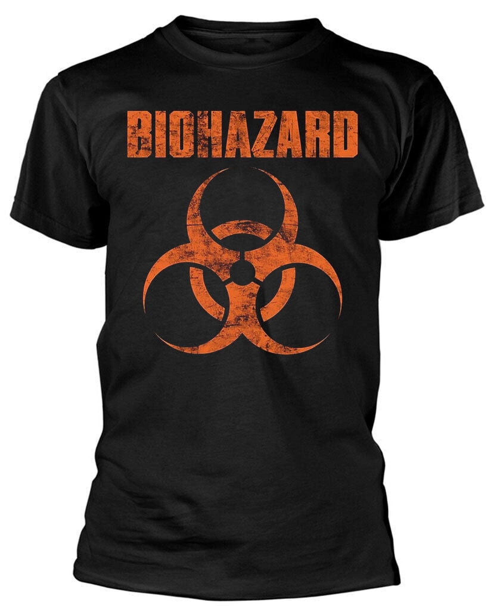 Biohazard Symbol Black T-Shirt NEW OFFICIAL - Walmart.com