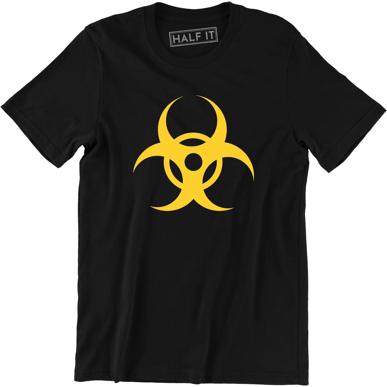Biohazard Symbol Radioactive Danger Warning Toxic Men's Tee Shirt ...