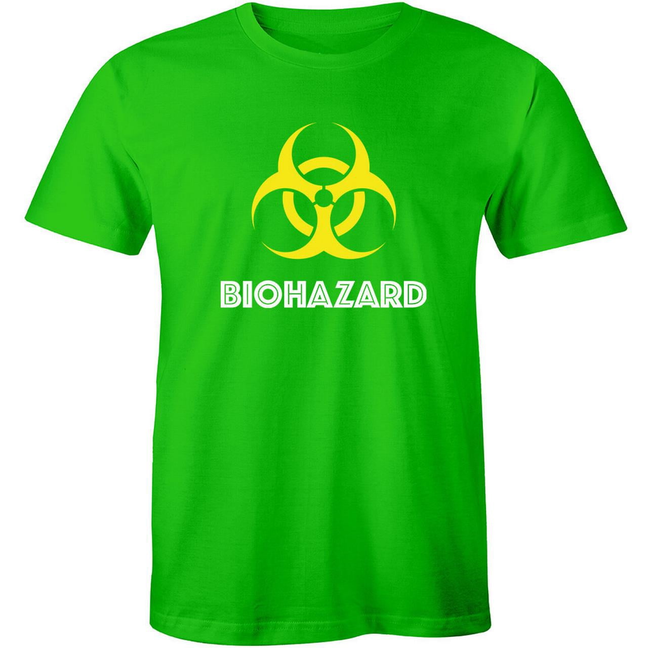 Biohazard Symbol Shirt Radioactive Danger Warning Toxic Men'S T-Shirt ...