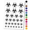 Biohazard Symbol Water Resistant Temporary Tattoo Set Fake Body Art ...