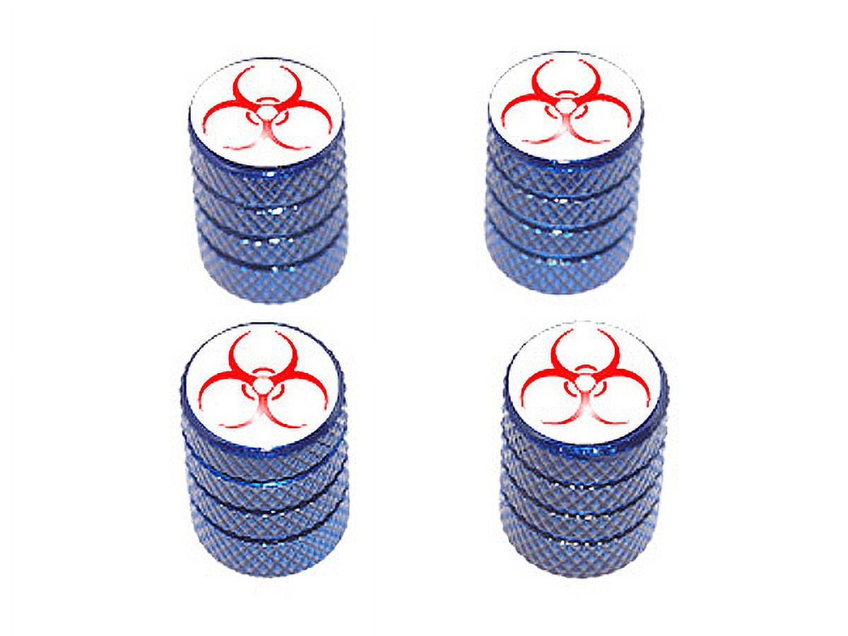 Biohazard Warning - Valve Stem Caps - Walmart.com