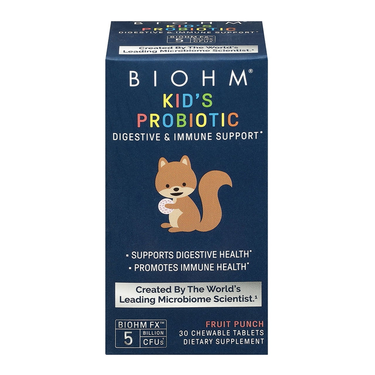 Biohm Kids Probiotic Chewable Tablets For Digestive And Immune, 30 Ea ...