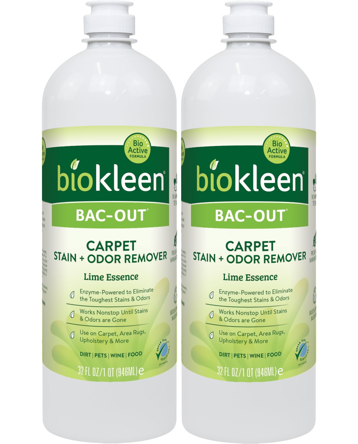 Biokleen Bac-Out Pet Cleaning Eliminator - Carpet & Fabric Stain and ...