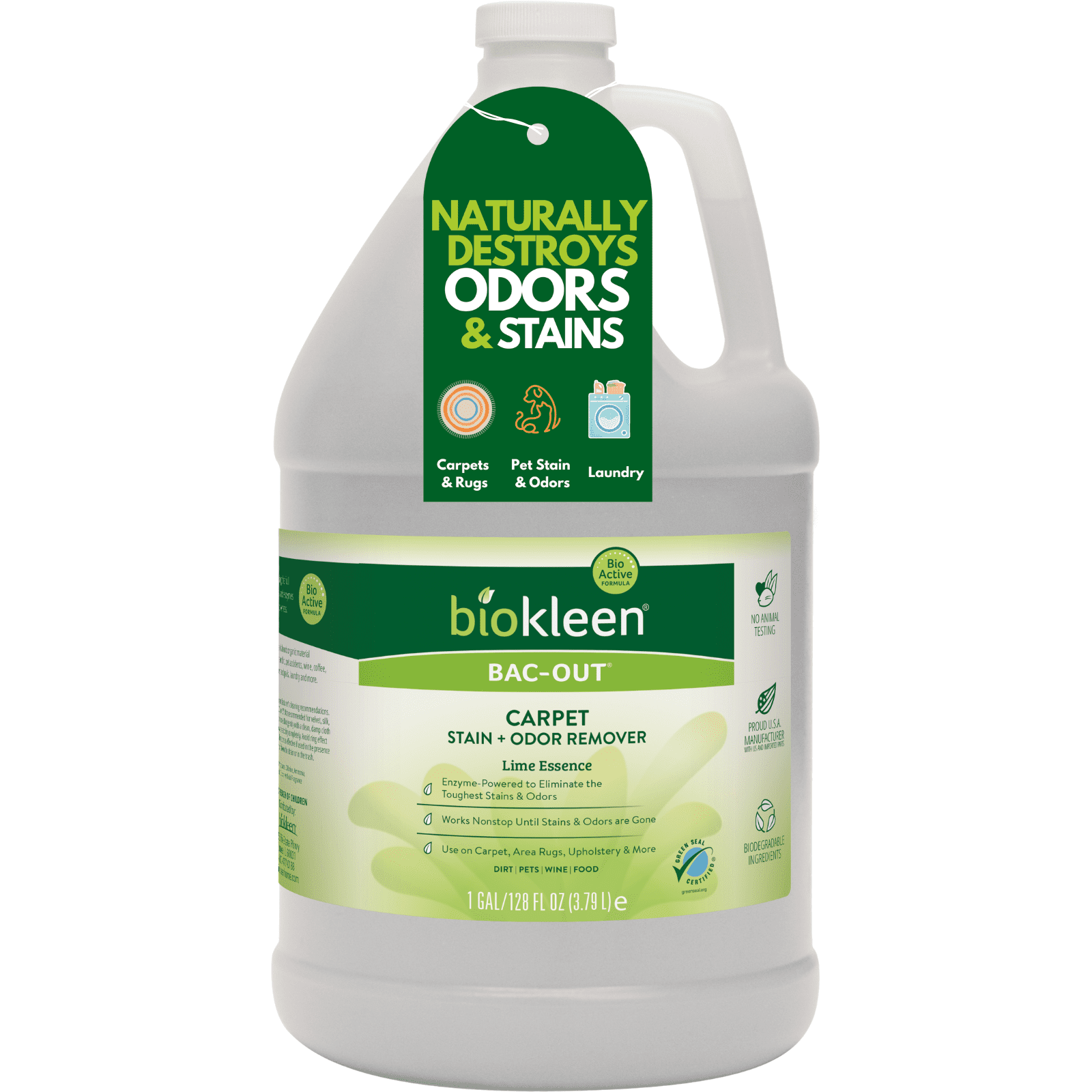Bio-Kleen Bac-Out Enzymatic Odor and Stain Remover for Pet and ...