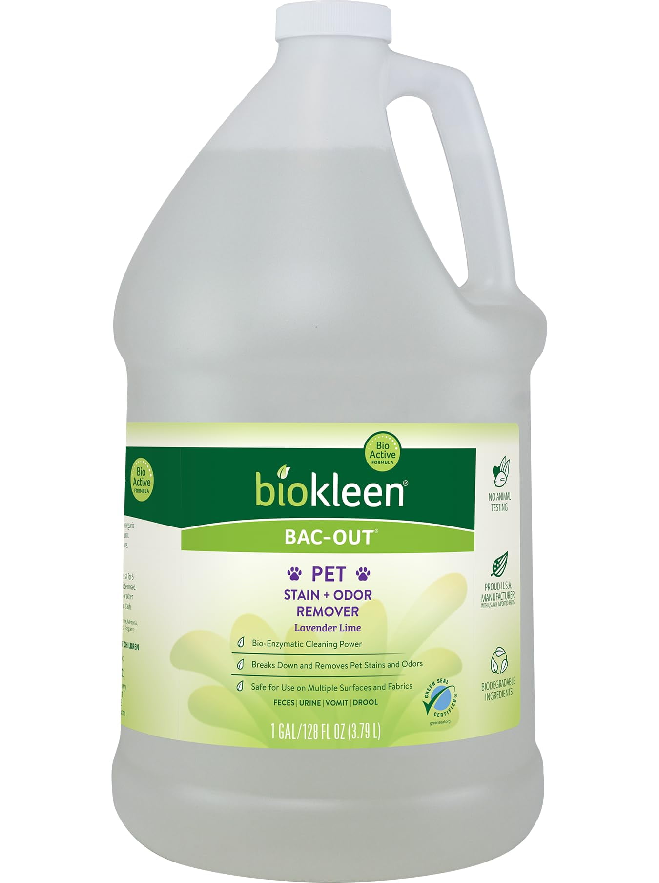 Biokleen Bac-Out Pet Stain TSF6 Remover - Enzymatic, Natural, Plant ...