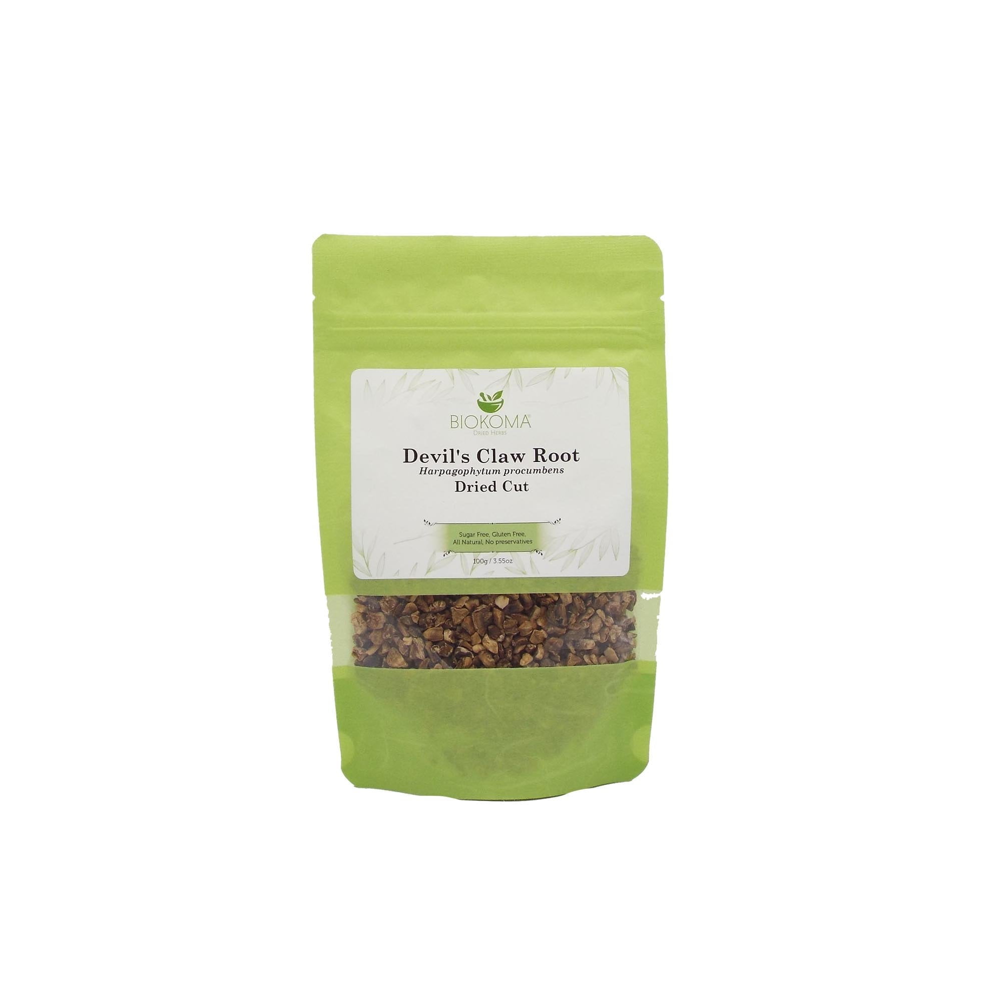 BIOKOMA Devil's Claw Root Herbal Tea, Dried Cut 100g, Kosher - Walmart.com