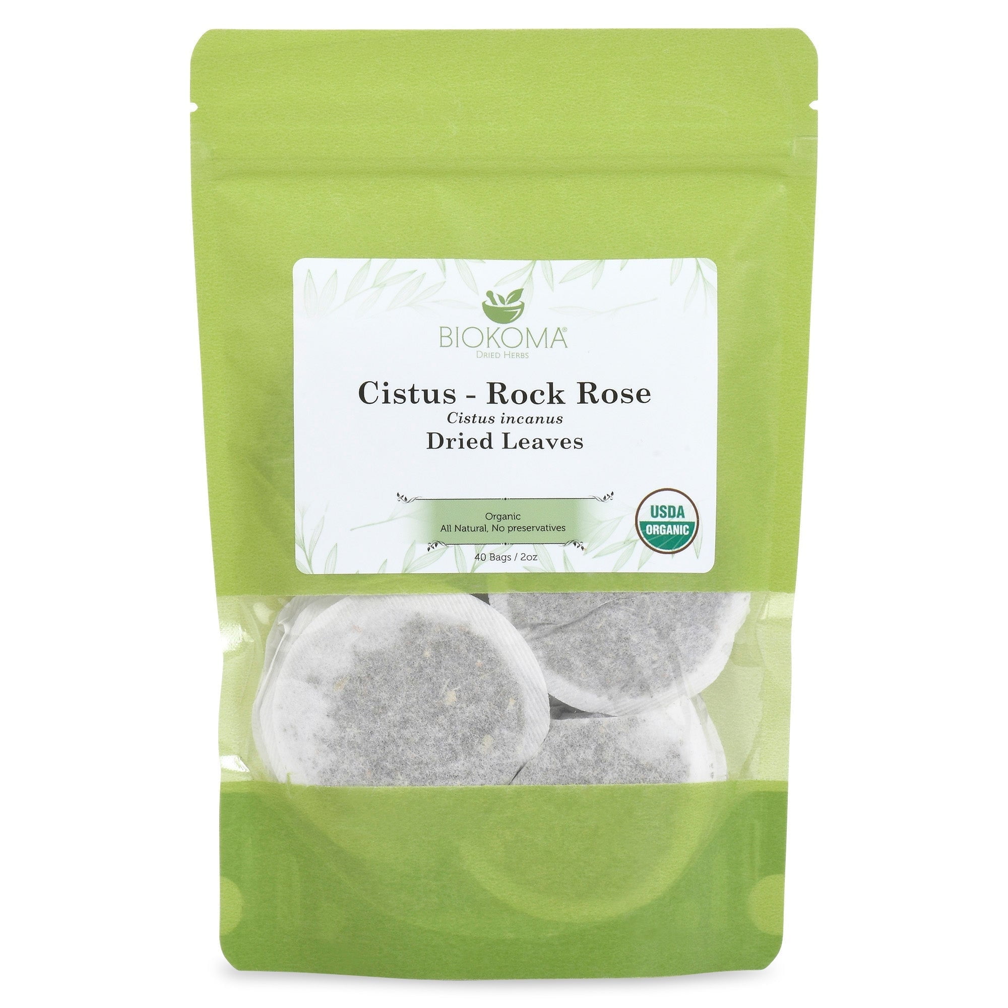 Biokoma Pure and Organic Cistus - Rock Rose (Cistus incanus) Dried ...