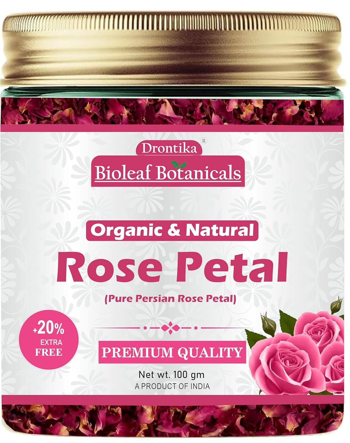 Bioleaf Botanical Rose Petals 100g Gulab Patti Petal Soler Dried for ...