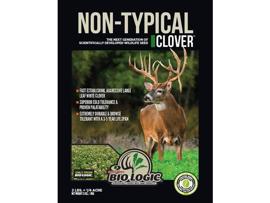 BioLogic Non-Typical Clover Perennial Food Plot Seed 2 lb - Walmart.com