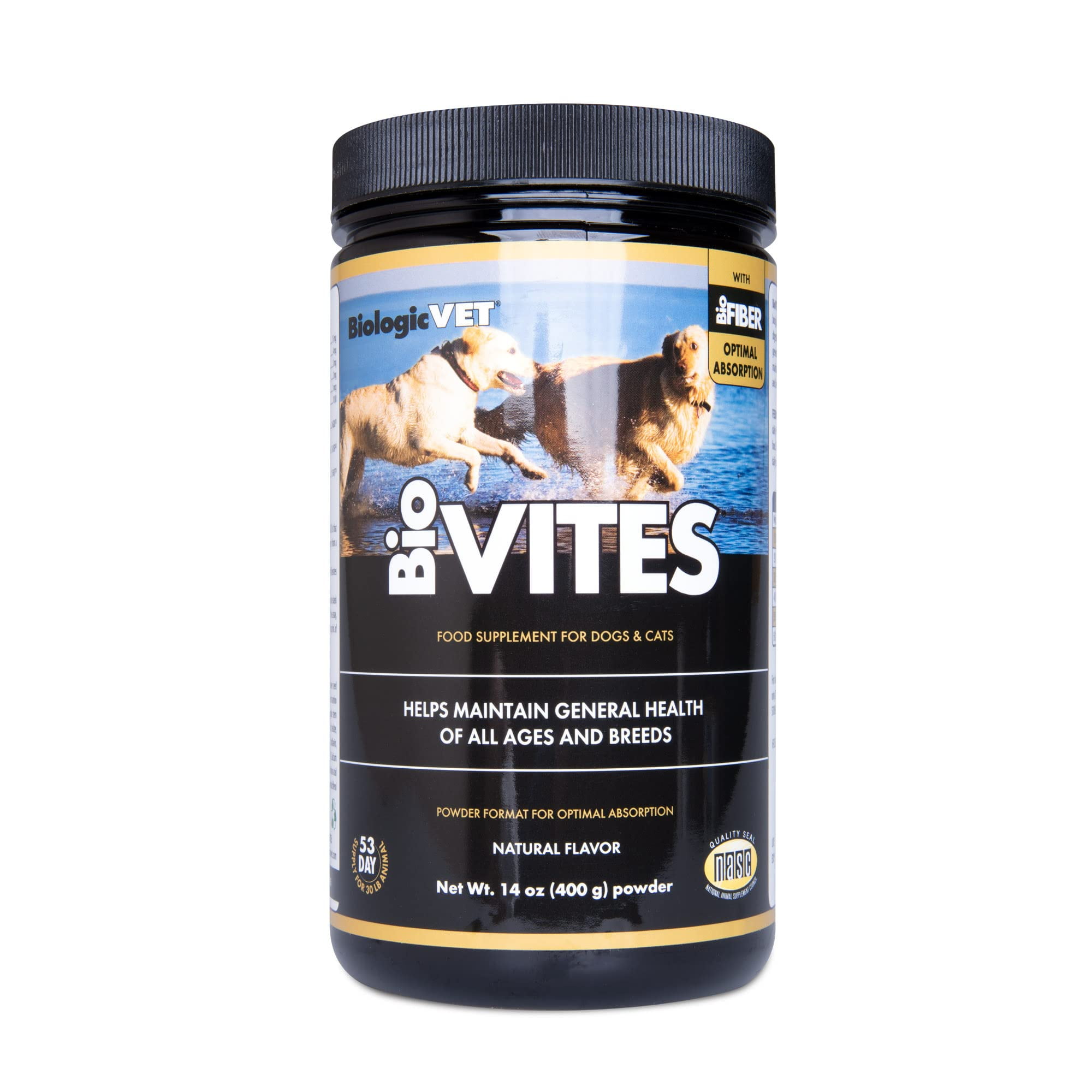 BiologicVET - BioVITES Multivitamin Powder for Cats & Dogs, Essential ...