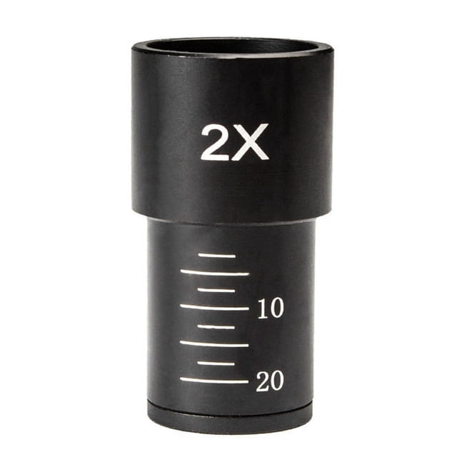 Biological Microscope Eyepiece 2X Barlow Lens for 23.2mm Mount Port ...