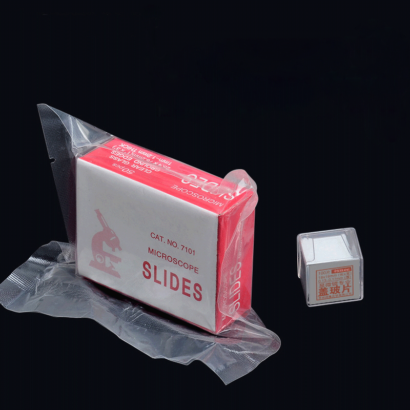 Biological Microscope Slides 50pcs +100pcs Cover Glass Slips for ...