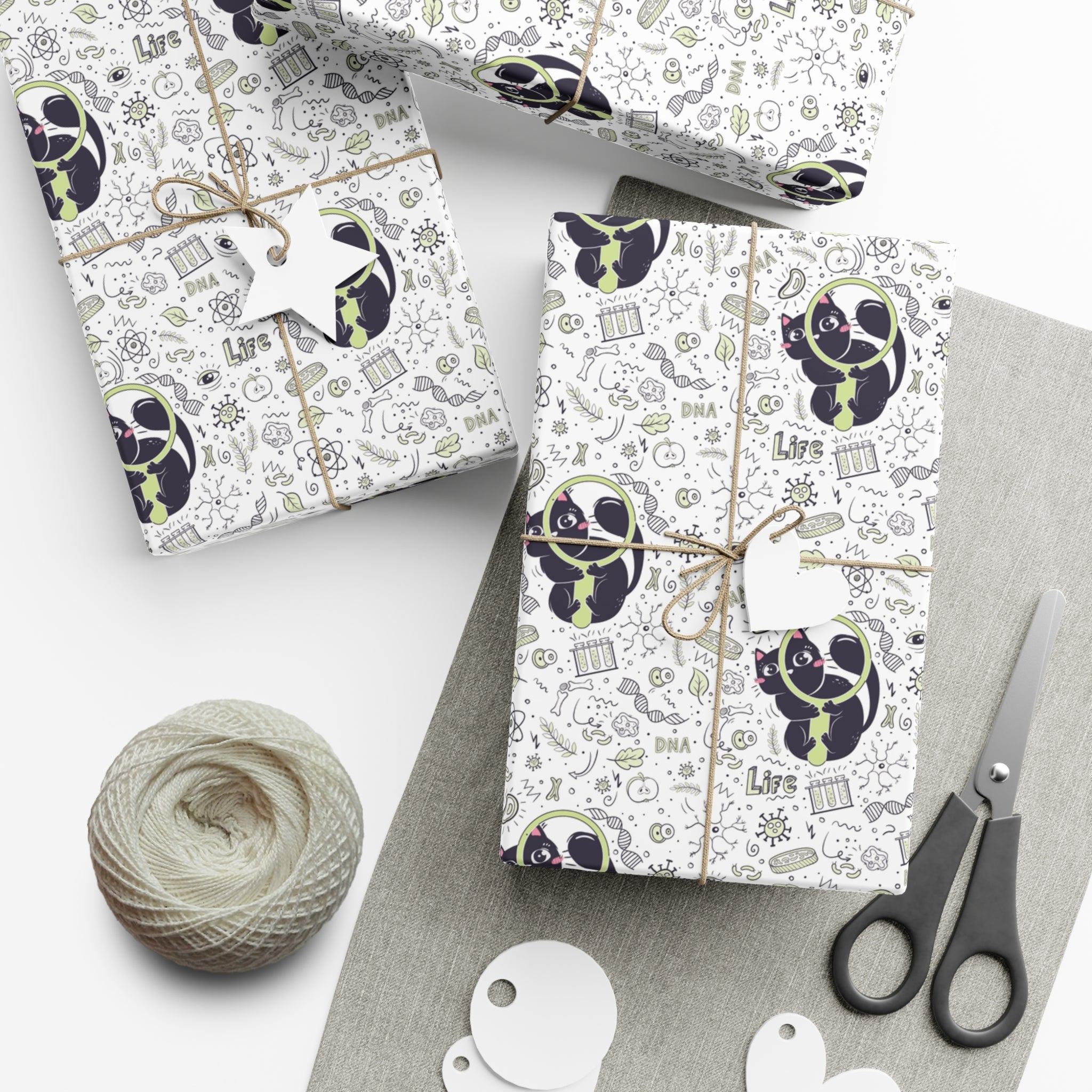 Biology Cat Gift Wrap - Walmart.com