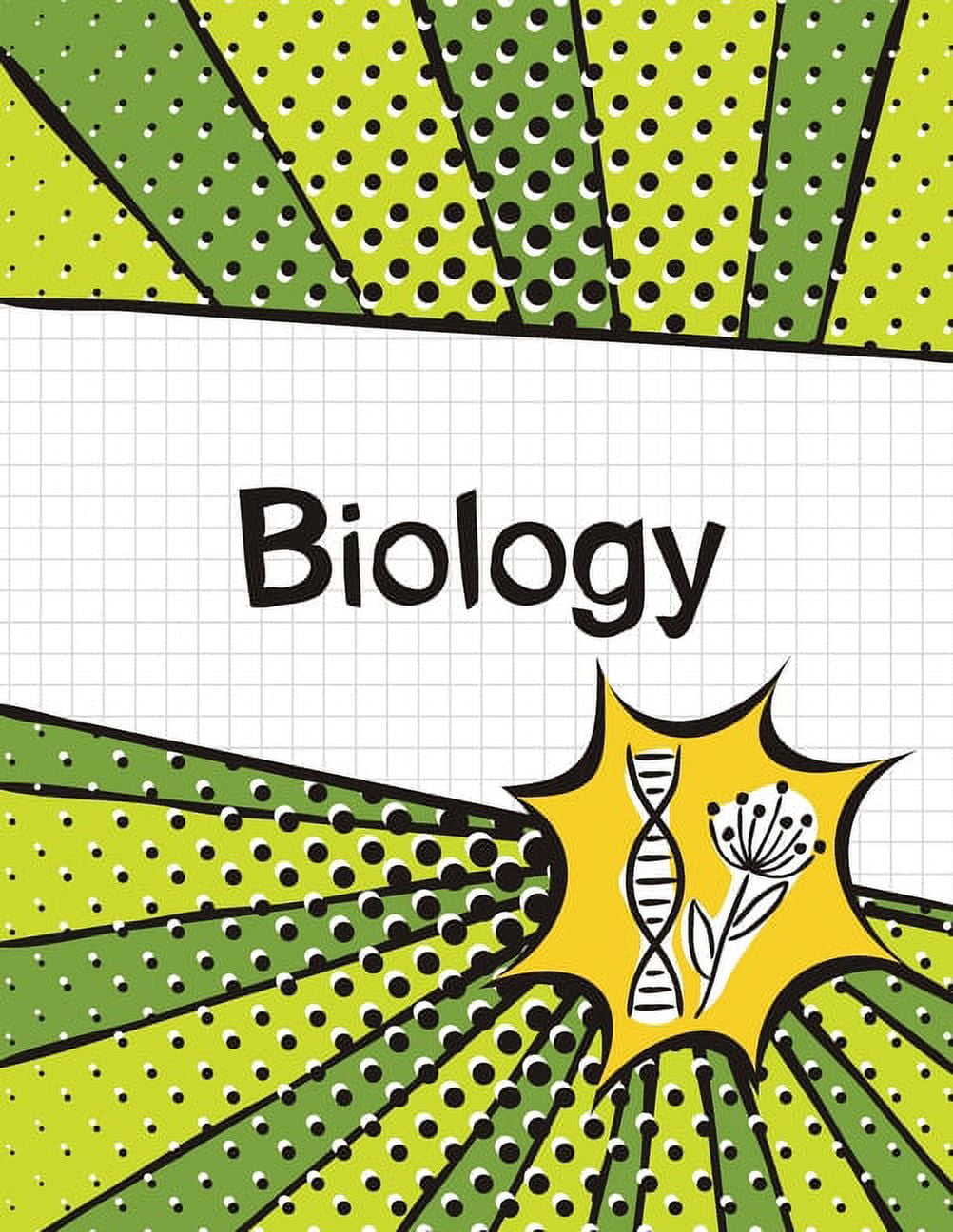 Biology Graph Paper Notebook: (Large, 8.5"x11") 100 Pages, 4 Squares ...
