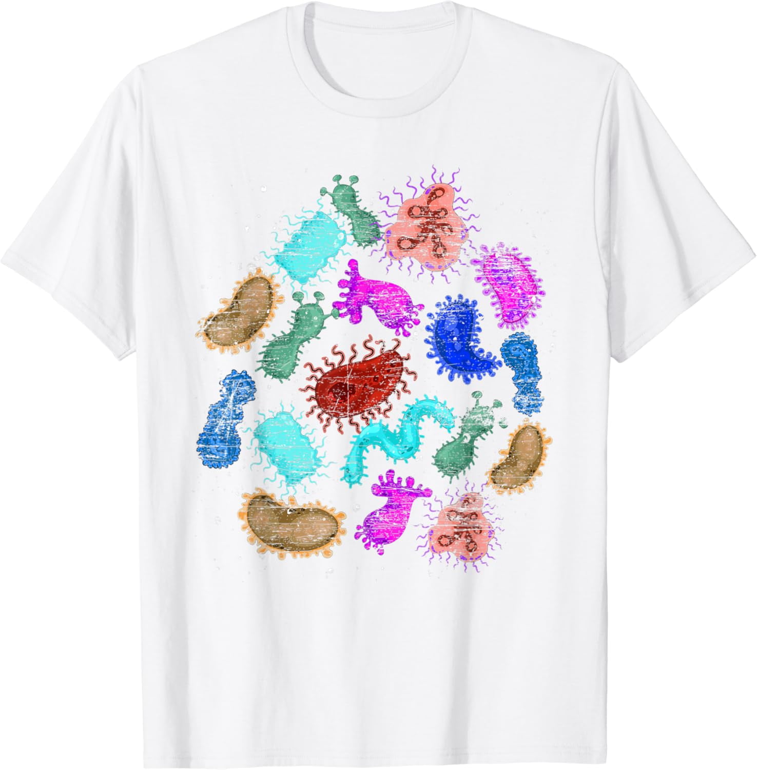 Biology Science Laboratory Microbiology Bacteria T-Shirt - Walmart.com