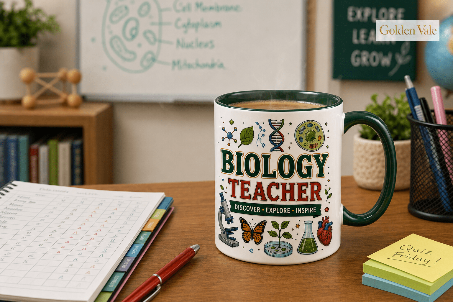 Biology Teacher Mug Science Classroom Gift for Educators and Lab Lovers ...