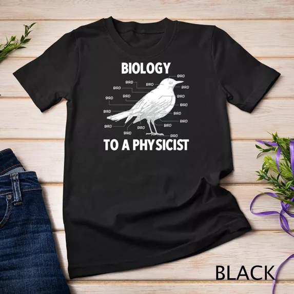 Biology to a Physicist Funny Science Comparison Nerd Humor Graphic ...
