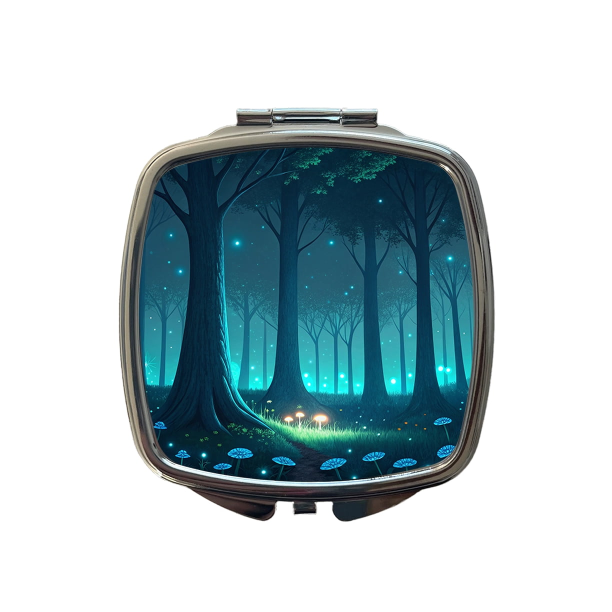 Bioluminescent Forest Mushrooms Trees Travel Makeup Handbag Purse Small ...