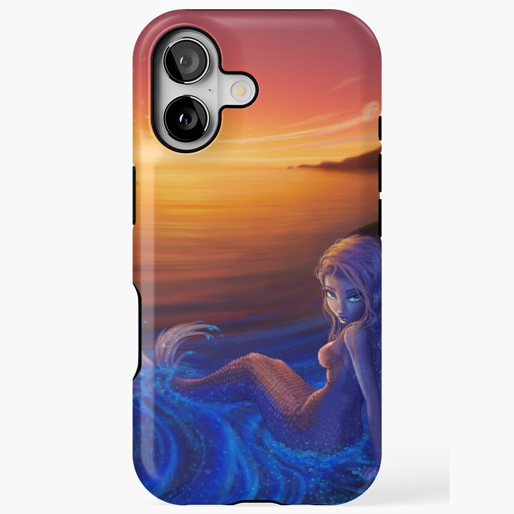 Bioluminescent Mermaid Radiant Water Glow Case with iPhone 17 to 11 Pro ...