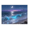 Bioluminescent Ocean Wave Sunset Sky Wooden Jigsaw Puzzle 500 Pieces ...
