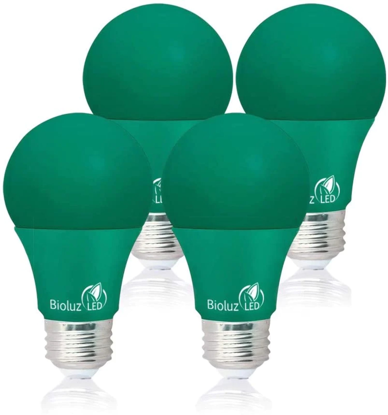 Bioluz LED Green Light Bulbs 60W Replacement Non-Dimmable A19 LED Bulb ...