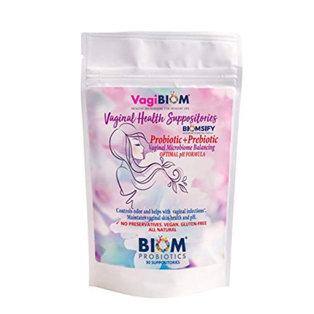 Biom Probiotics Feminine Health Vaginal Probiotic Suppository for Women ...