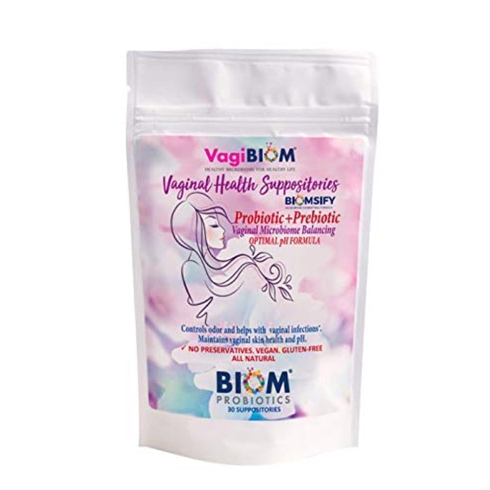 Biom Probiotics Feminine Health Vaginal Probiotic Suppository for Women ...