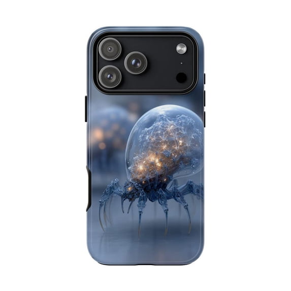 Biomechanical Bug Arachnid Brain Dome Case with iPhone 17 to 11 Pro Max ...