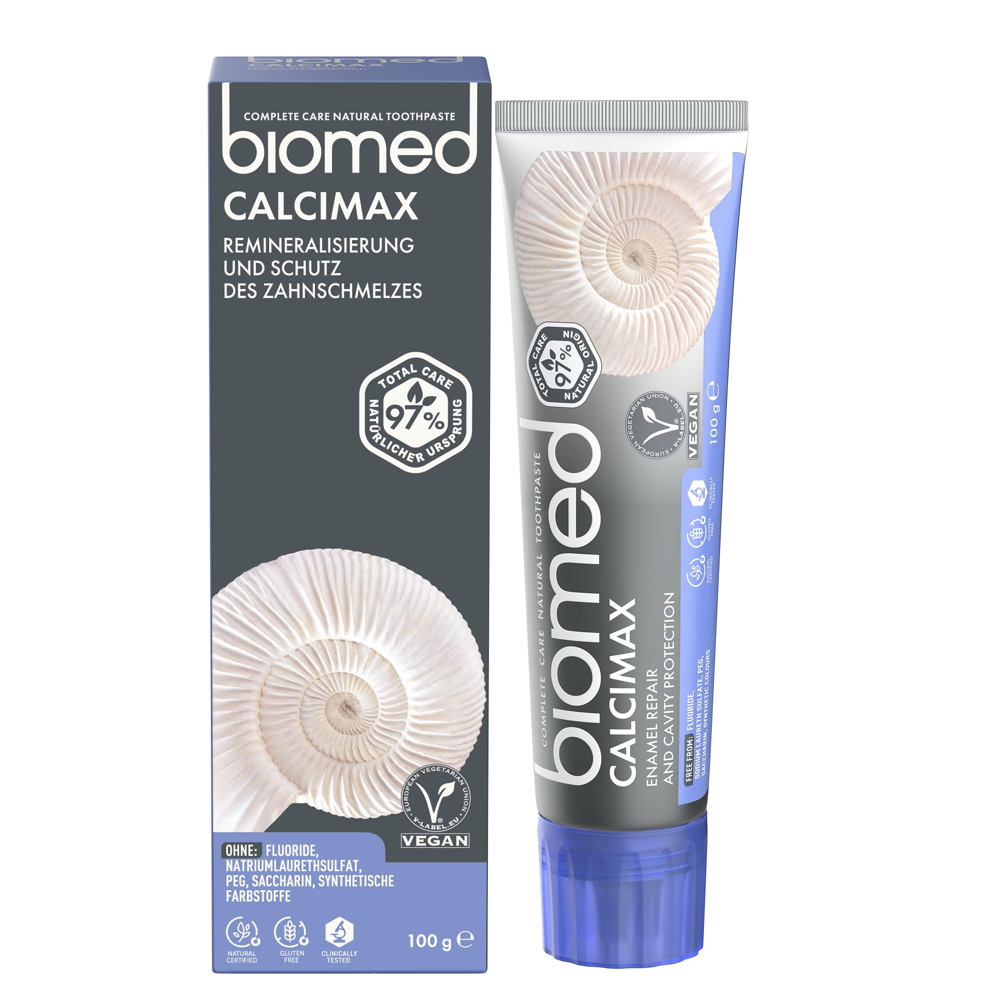 Biomed Calcimax Natural Strengthening Toothpaste (1 pack) | No SLS, No ...