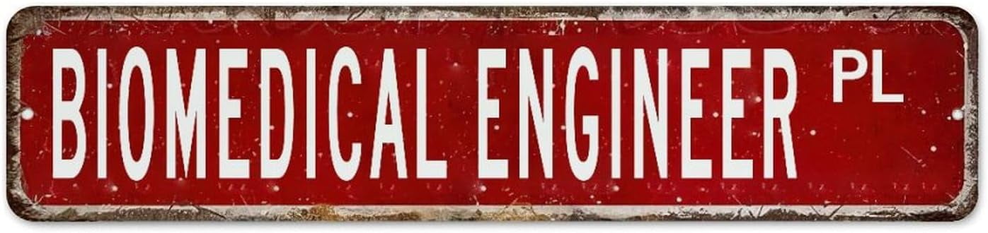 Biomedical Engineer Vintage Metal Sign Custom Room Signs Profession ...