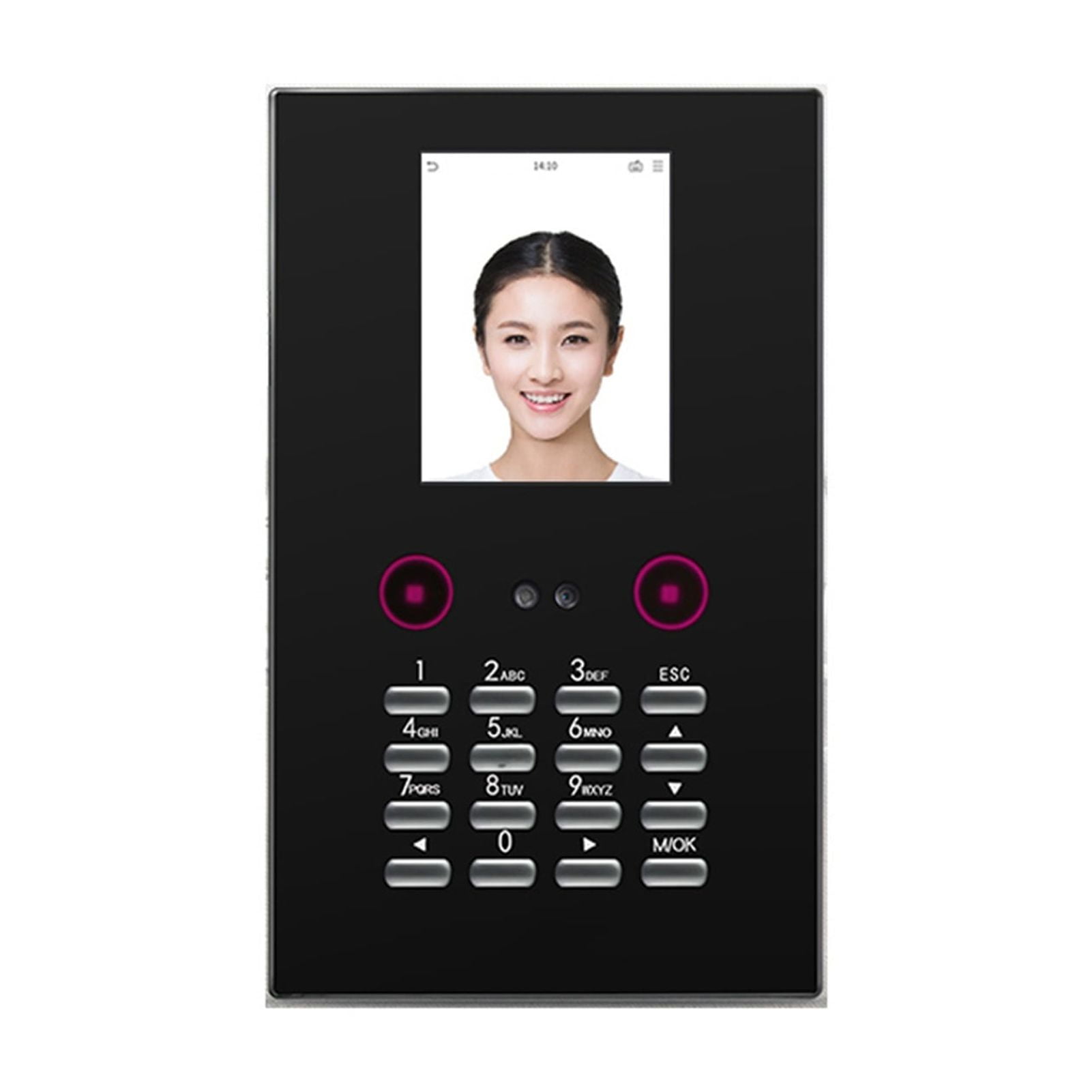 Biometric Face Facial Recognition USB SSR Time Clock Office Attendance ...