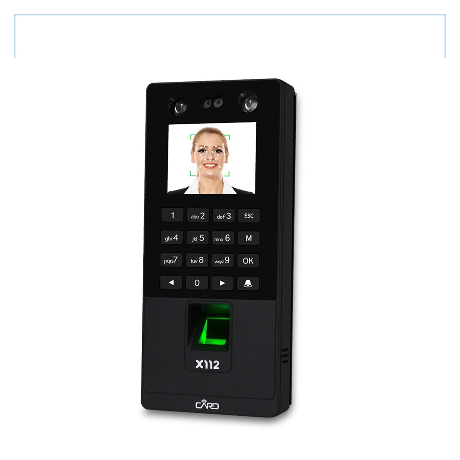 Biometric Facial Access Control Keypad System Fingerprint Time ...