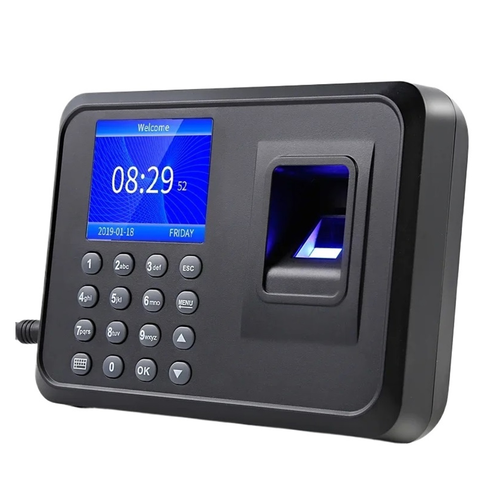 Biometric Fingerprint Attendance Punch USB Time Clock Office System ...