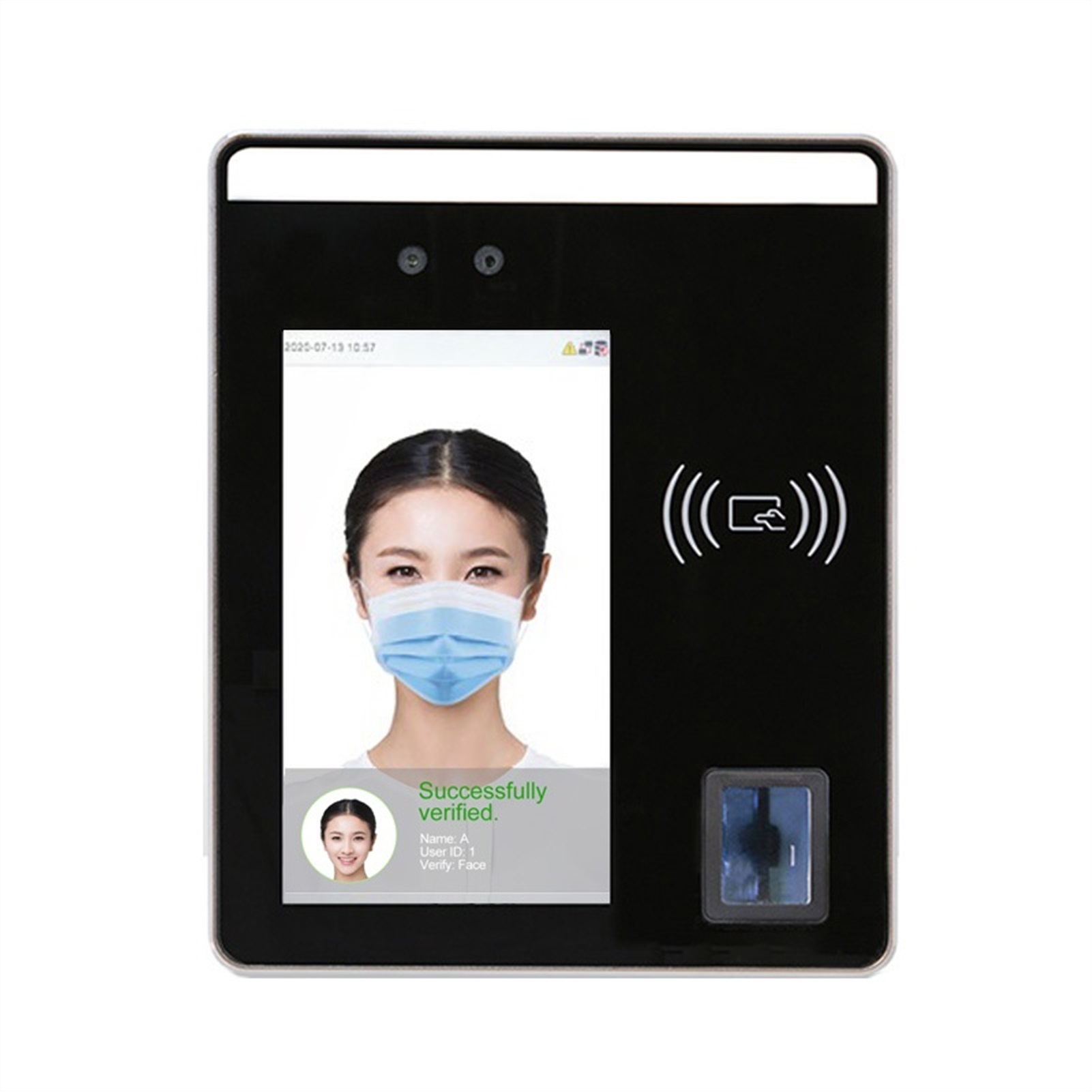 Biometric Fingerprint Face Facial Recognition Time Attendance Machine Tcp Ip Rfid Card Door