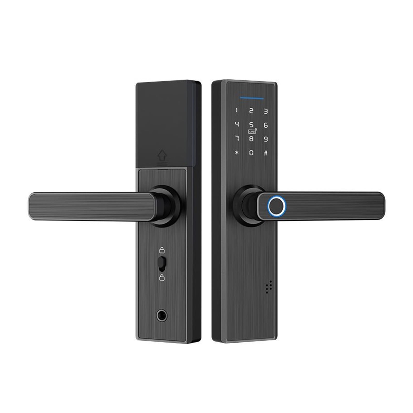 Biometric Fingerprint Lock Security Intelligent Smart with Unlock Door ...