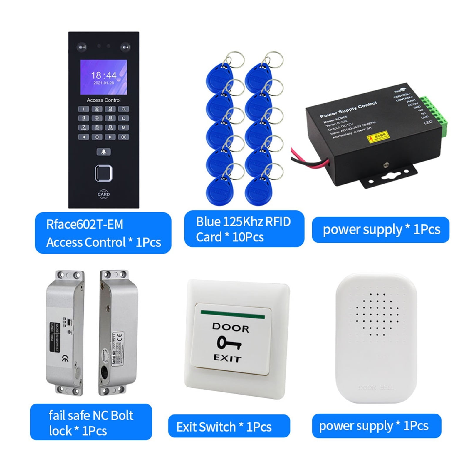 Biometric Fingerprint Recognition Device Face Time Attendance System ...