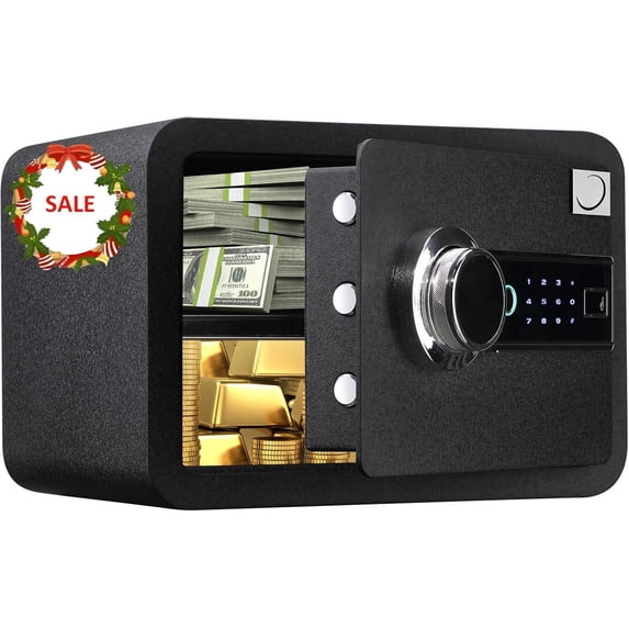 Biometric Fingerprint Safe Box 0.85 Cubic Fireproof Safe Box with ...