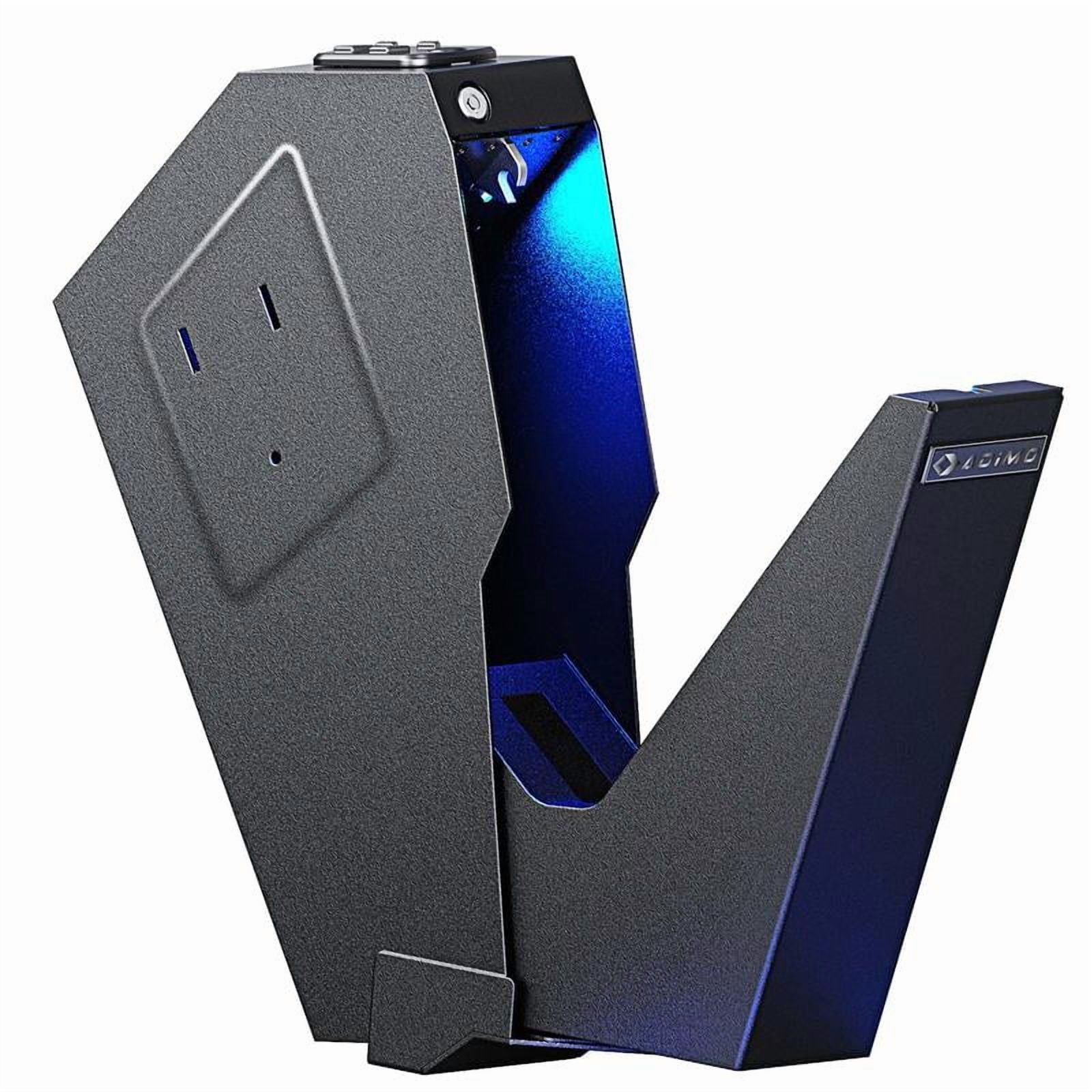 Biometric Fingerprint Safe with Keypad Lock, G safe for Nightstand Wall ...