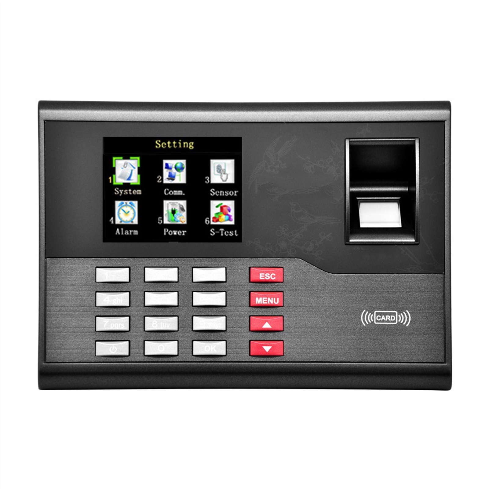 Biometric Fingerprint Time Attendance Clock Recorder Employee Digital ...