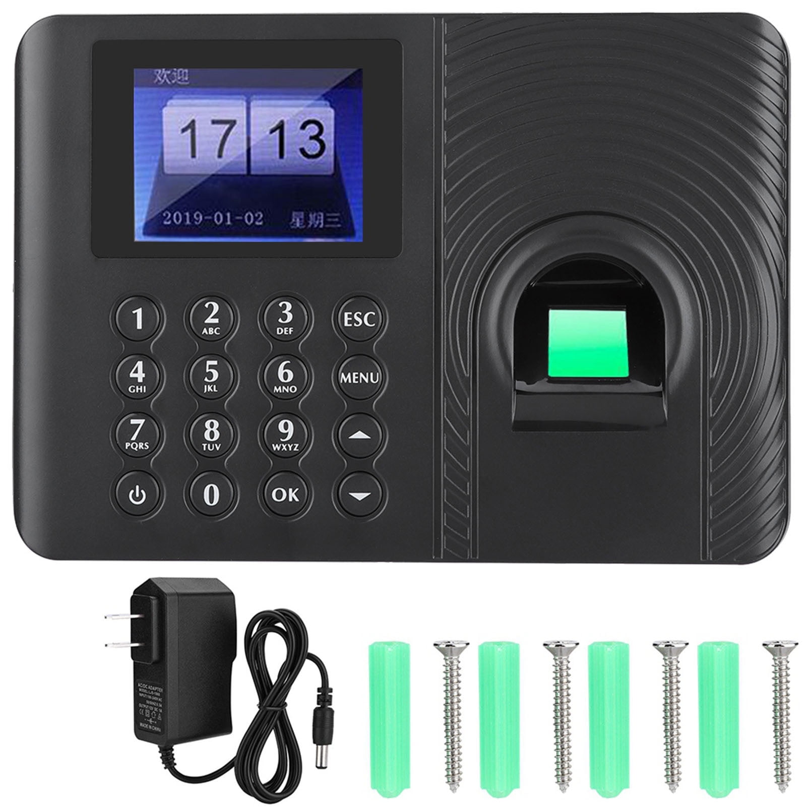Biometric Fingerprint Time Attendance Recorder Recognition Device ...