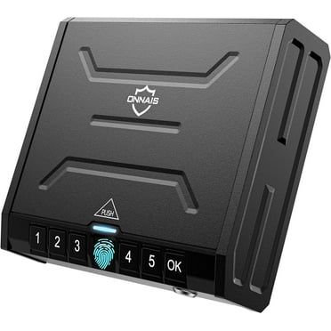 Blacksmith Biometric Gun Safe, Quick Access Pistol Safe with APP ...
