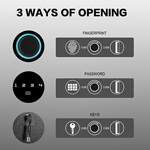 Biometric Large Wall Safe, Hidden Fingerprint Security Wall Safe, In ...