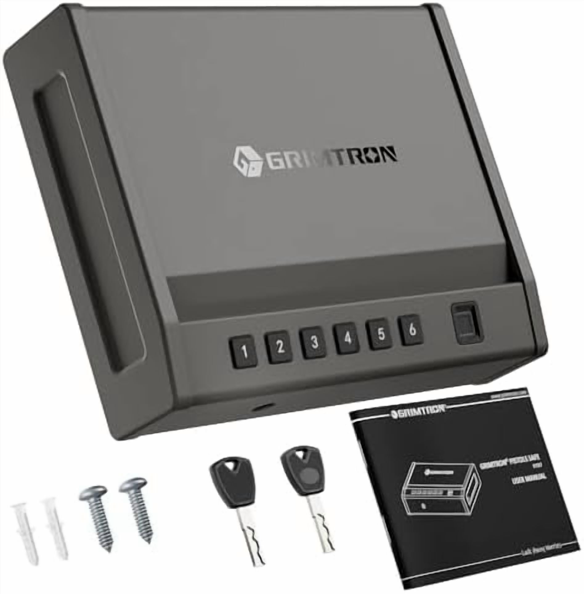 Biometric Safe with 100 Fingerprints, Backlit Keypad & Backup Keys ...