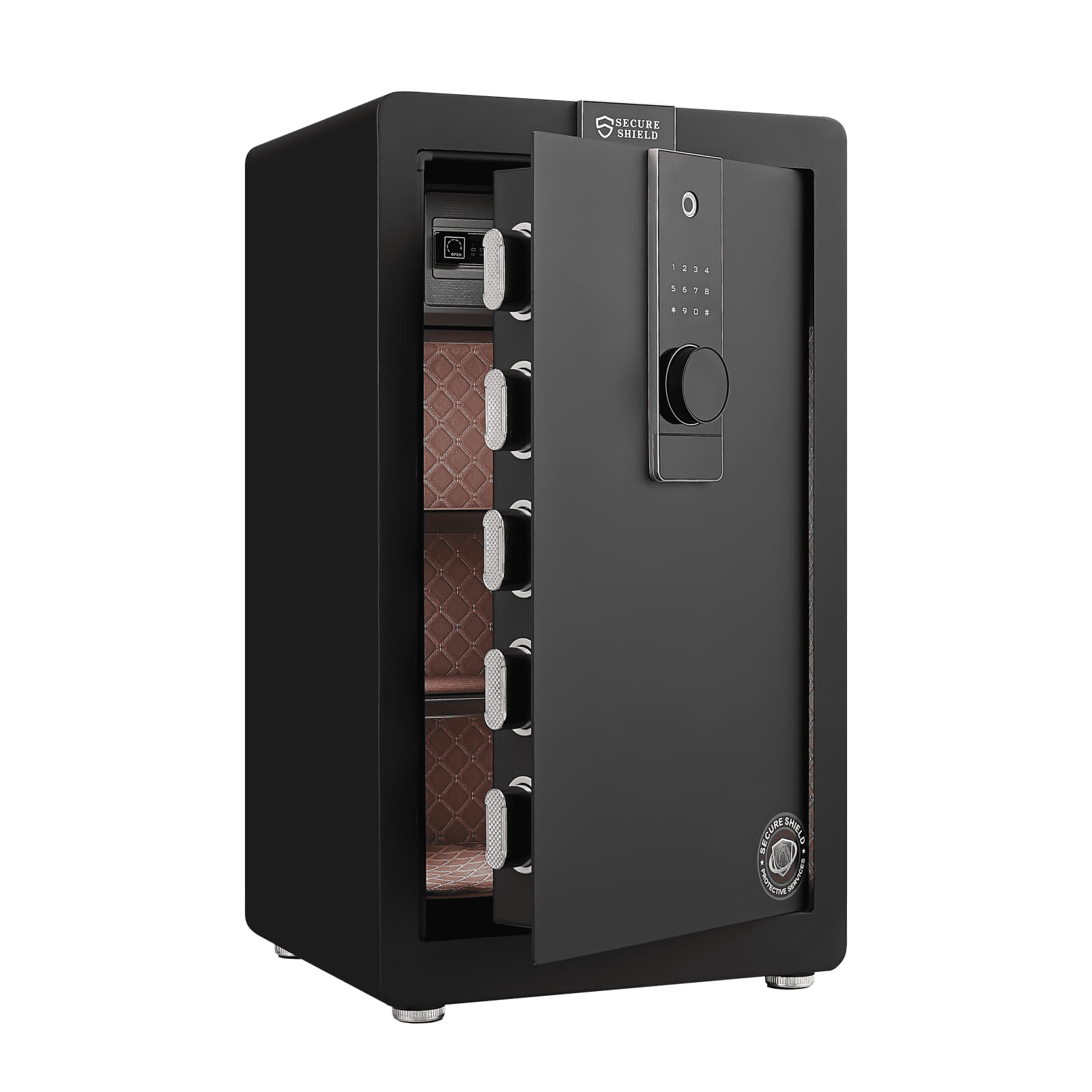 Biometric Safe Box with Hidden Compartment - Electronic Password ...