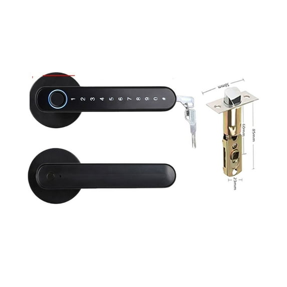 Biometric Smart Lock Fingerprint Password Electric Digital Lock Tuya ...