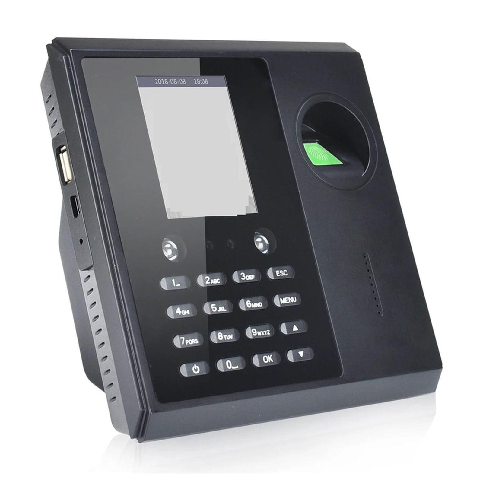 Biometric Time Clock Attendance Machine Network USB Port Data For ...