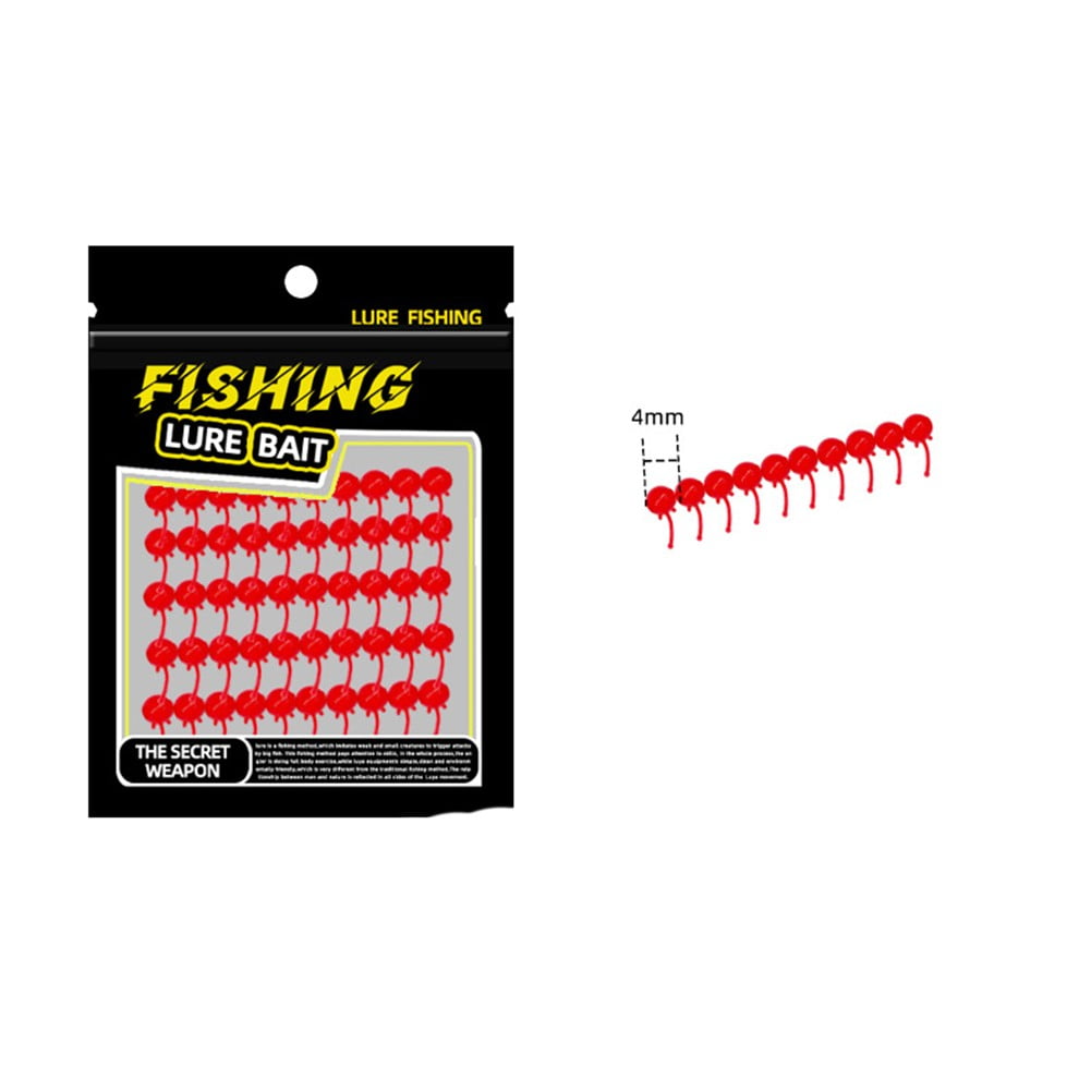 Biomimetic Fishing Bait Soft Beads Dynamic Lure for Crucian Carp Green ...