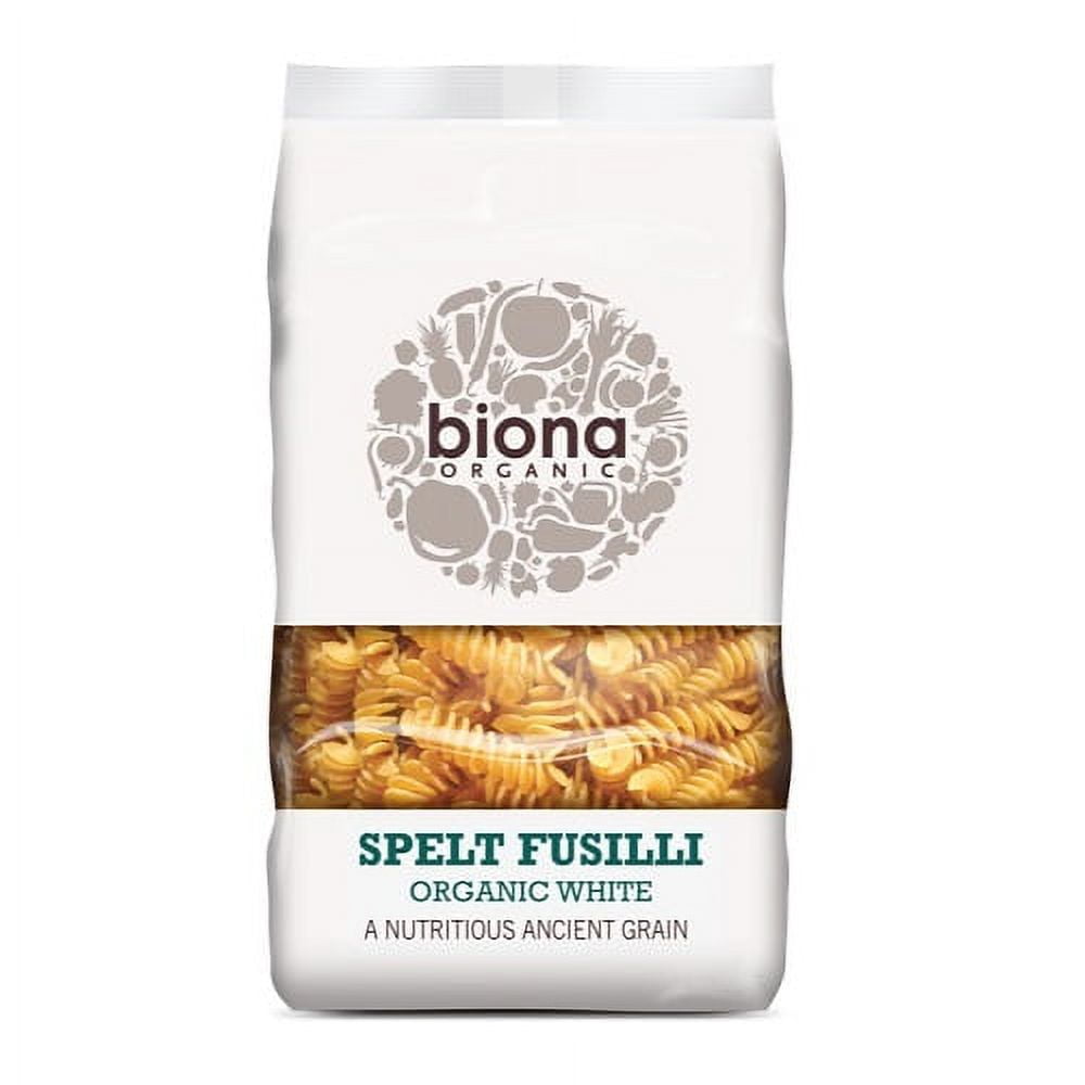 Biona Organic Spelt Fusilli - White Pasta - 500g (Pack of 10) - Walmart.com